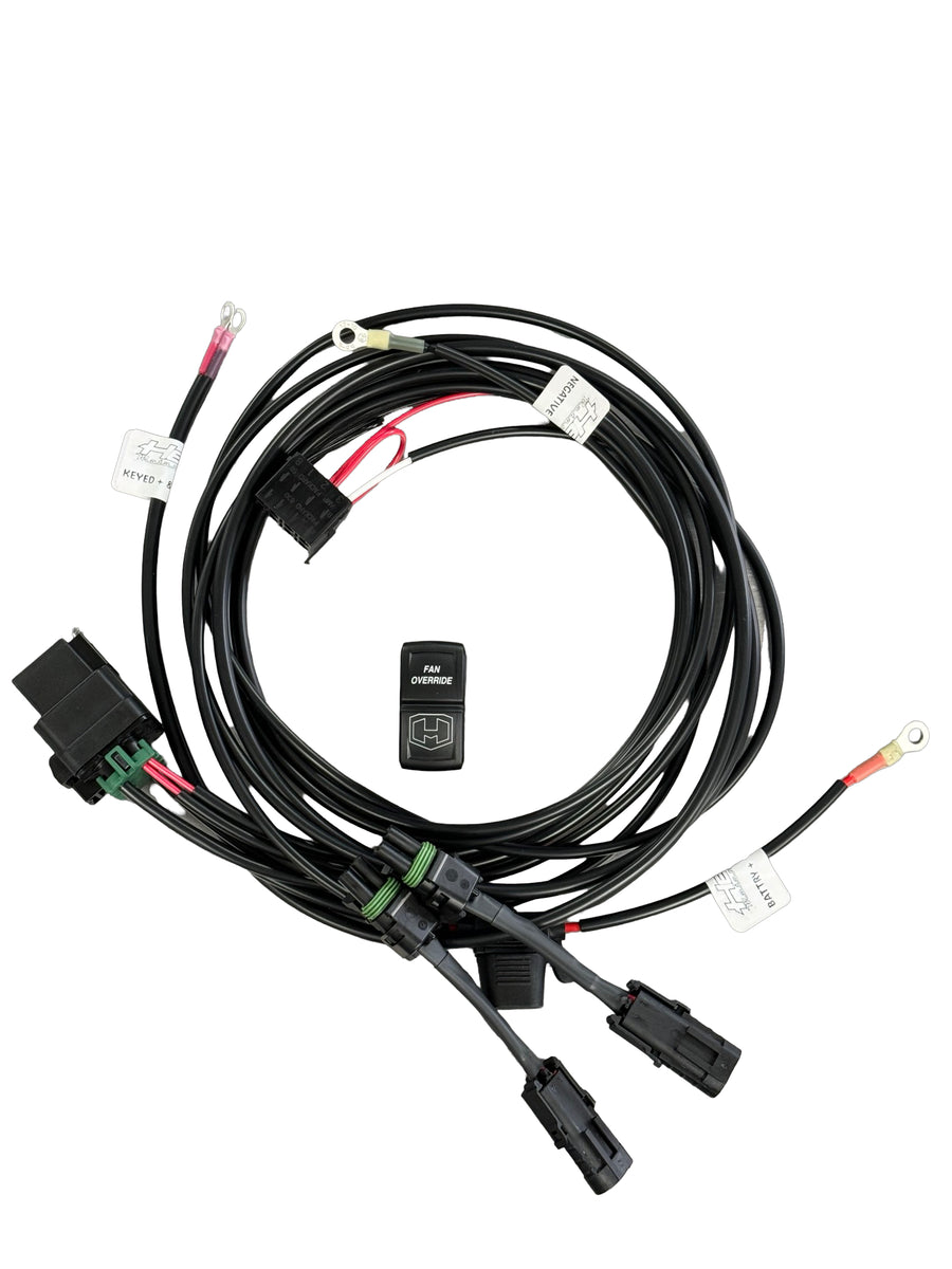 Fan Override Switch Kit - CanAm Maverick R (Stock Front Radiator)– Hess ...
