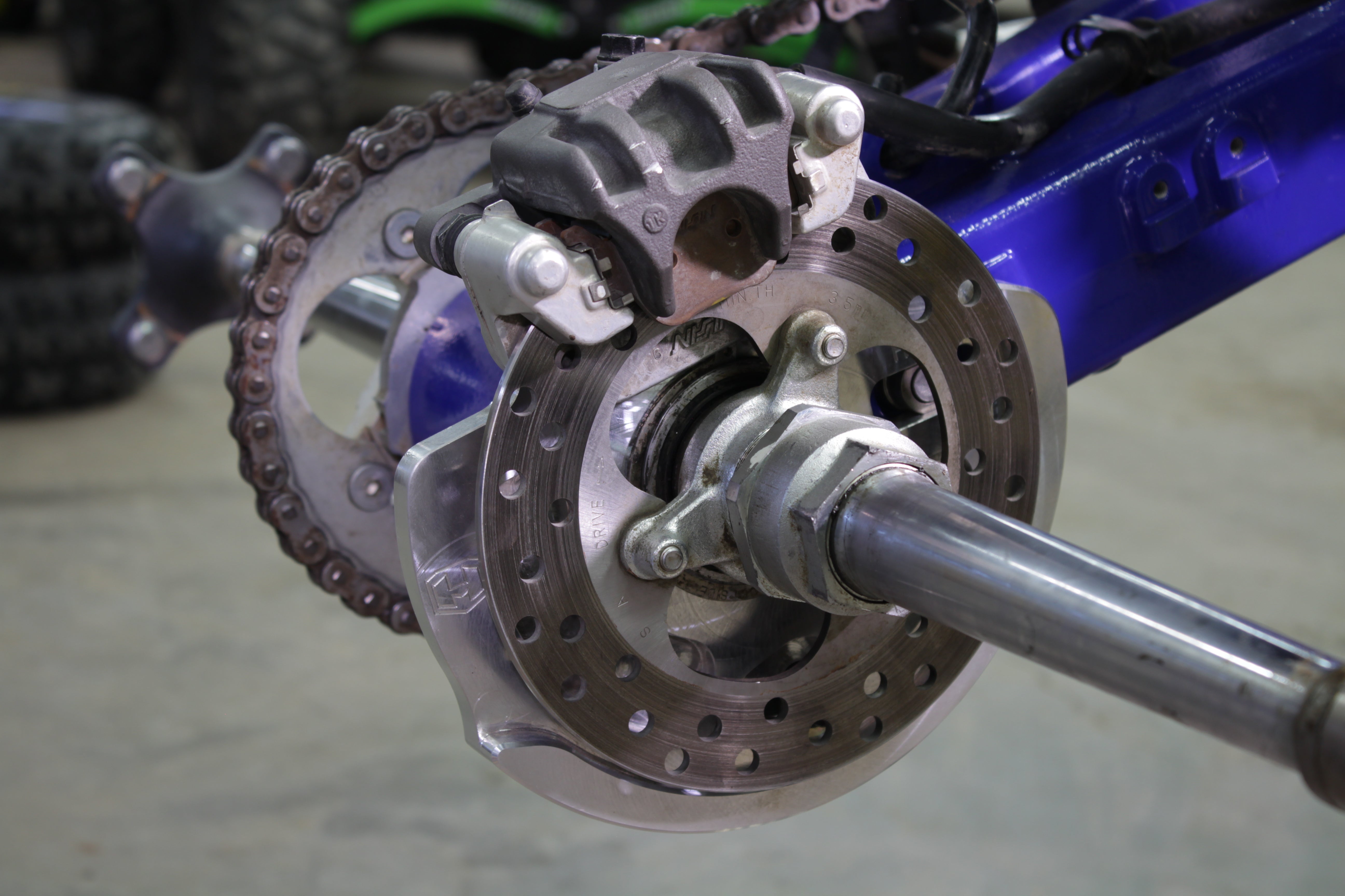 Dual Sprocket Guard w/ Teeth (SKU 101001)– Hess Motorsports