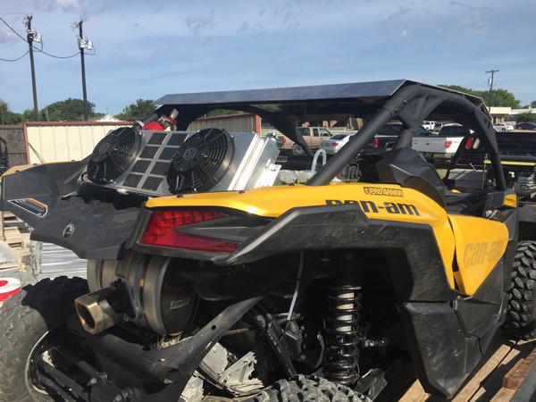 Radiator Relocation Kit CanAm Maverick X3 Turbo (3 Fan)– Hess Motorsports